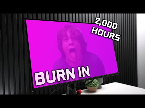 Will My QD OLED Monitor Burn In? - 2,000 Hour Test - HomeTechnologyReview
